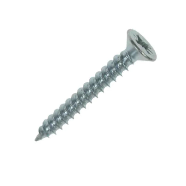 7g x 1" (3.9 x 25mm) Countersunk Pozi Hardened Hi-Lo Thread Wood Screws ...
