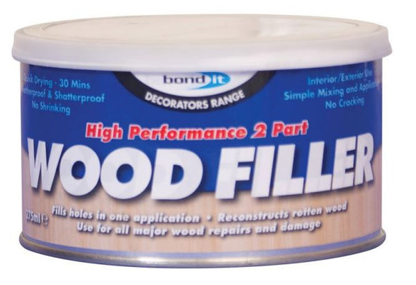 Bond It 2 Part Wood Filler 275ml - Light Oak | Adhesives